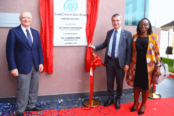 SecuringIndustry.com - Guala Closures opens secure caps factory in Kenya