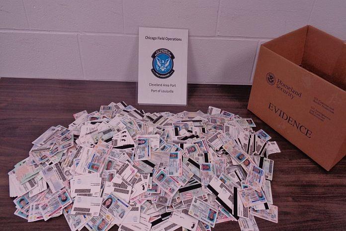 SecuringIndustry.com - CBP snares fake driving licenses in Louisville